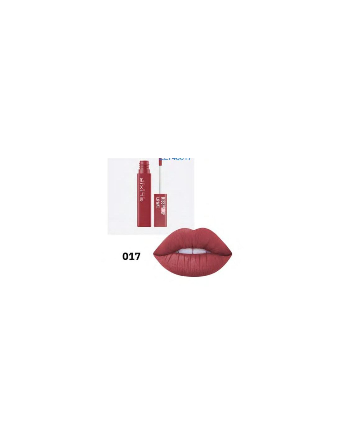 Labial mate fijo n017